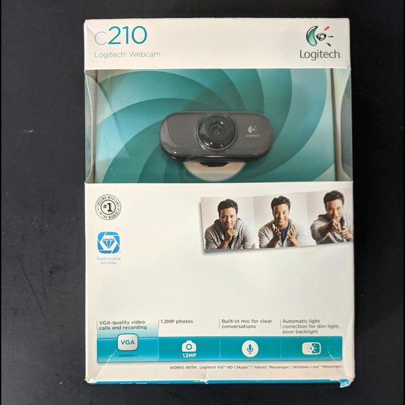 Logitech | Other | Logitech Usb C2 Web Cam Zoom Skype Online Video ...